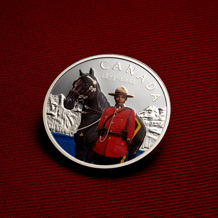 Canada: 150th Anniversary of the RCMP coloured $20 Silver 2023 Proof ...