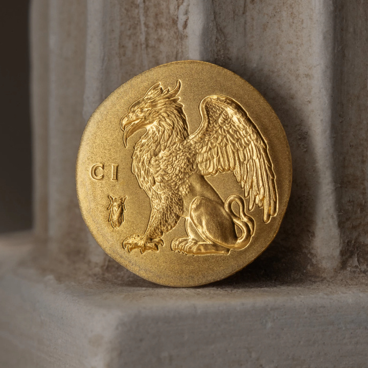 Cook Islands: Gryphon 0,5 gram Gold 2024 Silk Coin | Metal Market Europe