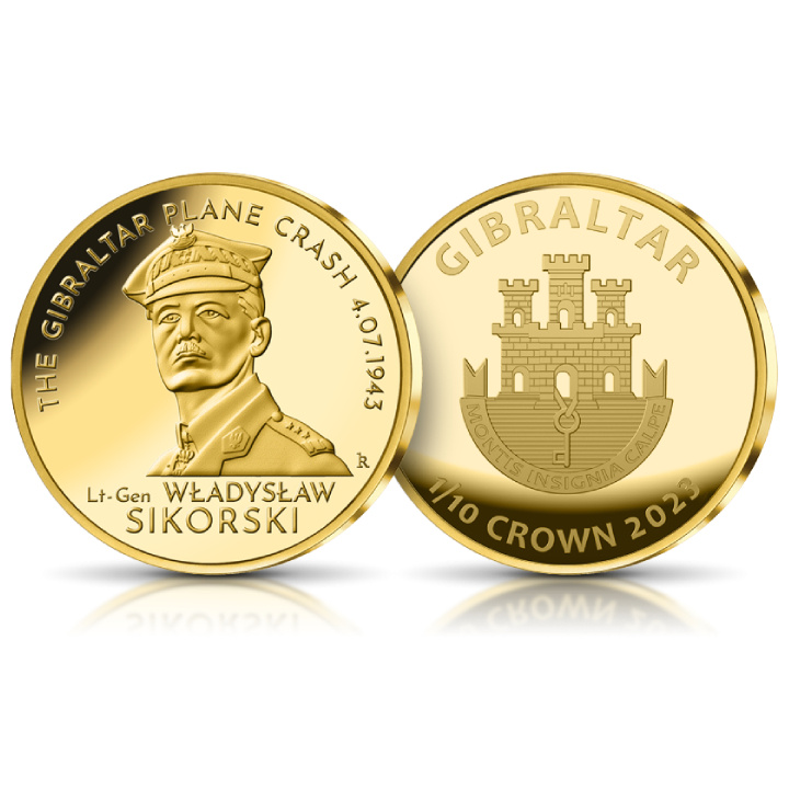 Gibraltar: Set of 4 coins - 80. gibraltar disaster anniversary 2023 ...