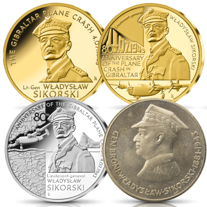 Gibraltar: Set of 4 coins - 80. gibraltar disaster anniversary 2023 ...