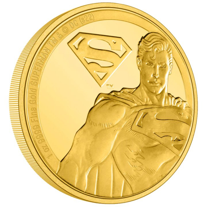 Niue: DC Comics - Superman 1 oz Gold 2022 Proof - www.metalmarket.eu