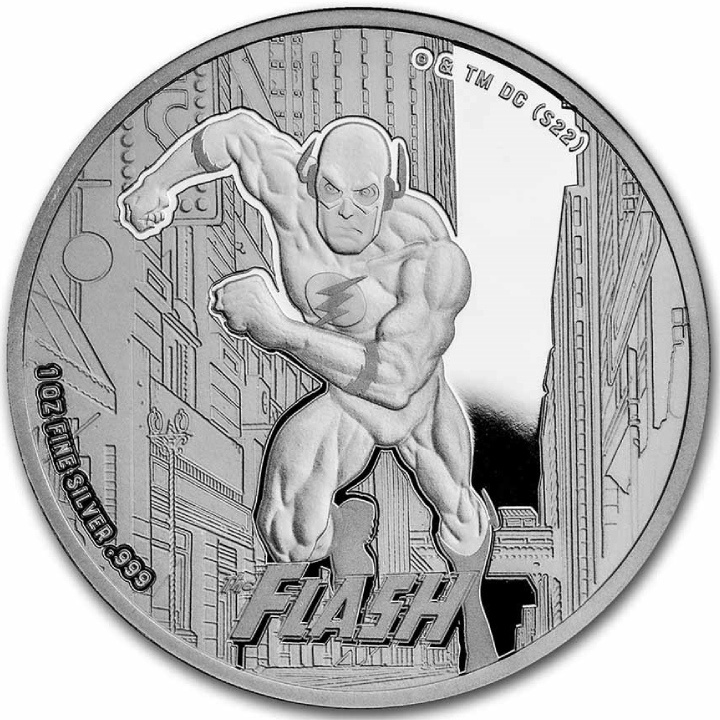 Samoa: DC Comics - The Flash 1 oz Silver 2023 Proof | Metal Market Europe