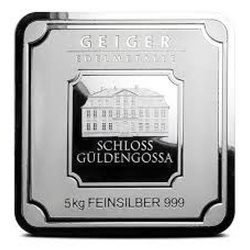 Bar 5000 gram Silver | Metal Market Europe