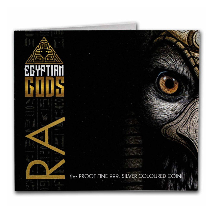 Sierra Leone: Egyptian Gods - Ra coloured 2 oz Silber 2023 Proof Coin ...