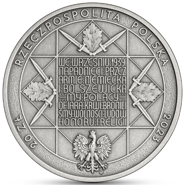 Soviet aggression against Poland - 17 IX 1939 20 PLN Silber 2023 - www ...