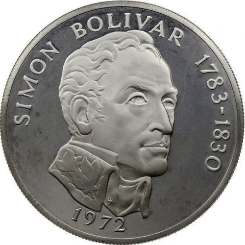 Panama – Simón Bolívar Silver 20 Balboas 1972–1976 | Metal Market Europe