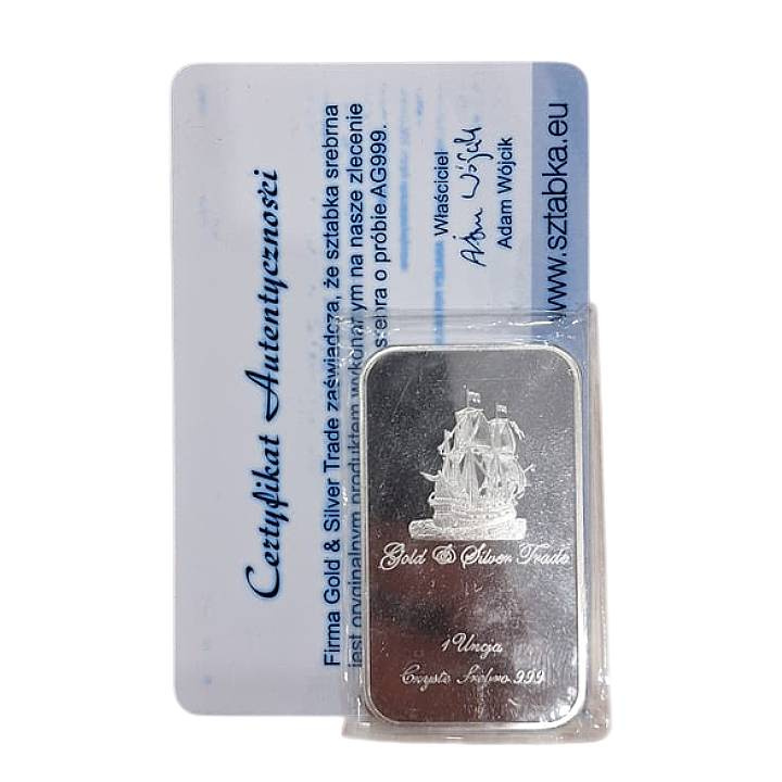 Barra de Plata Silver & Trade sin Clasificar de 1 Onza | Metal Market ...