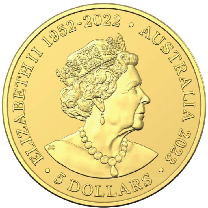 RAM: Mini Money Emu 0,5 gram Gold 2023 Frosted Coin | Metal Market Europe