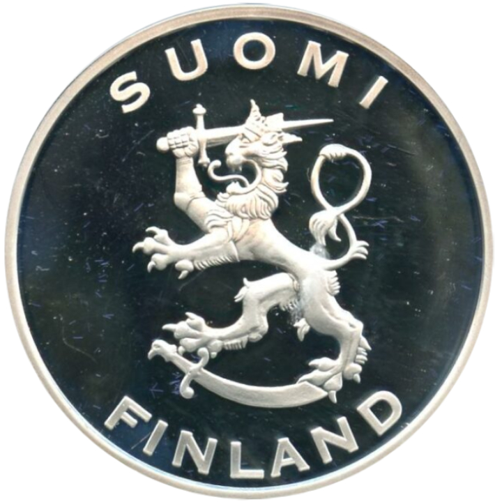 Suomen Markka "Finnische Mark" Medaille Silber 1860 | Metal Market Europe