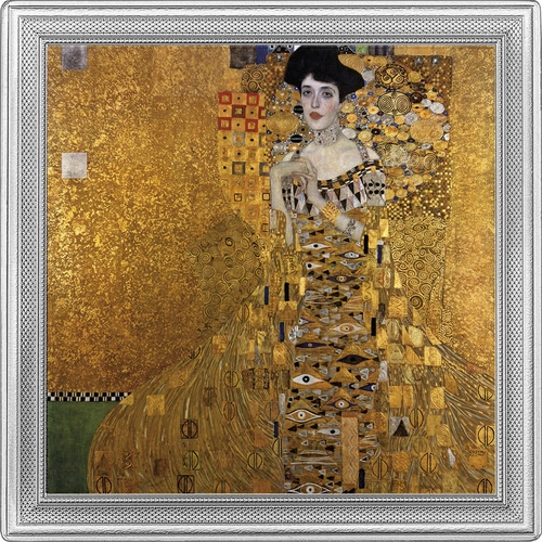 Niue – Ritratto di Adele Bloch-Bauer I colorato 2 once d’argento 2015 ...
