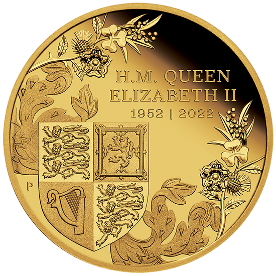 The Queen's Platinum Jubilee 1/4oz Gold 2022 Proof | Metal Market Europe