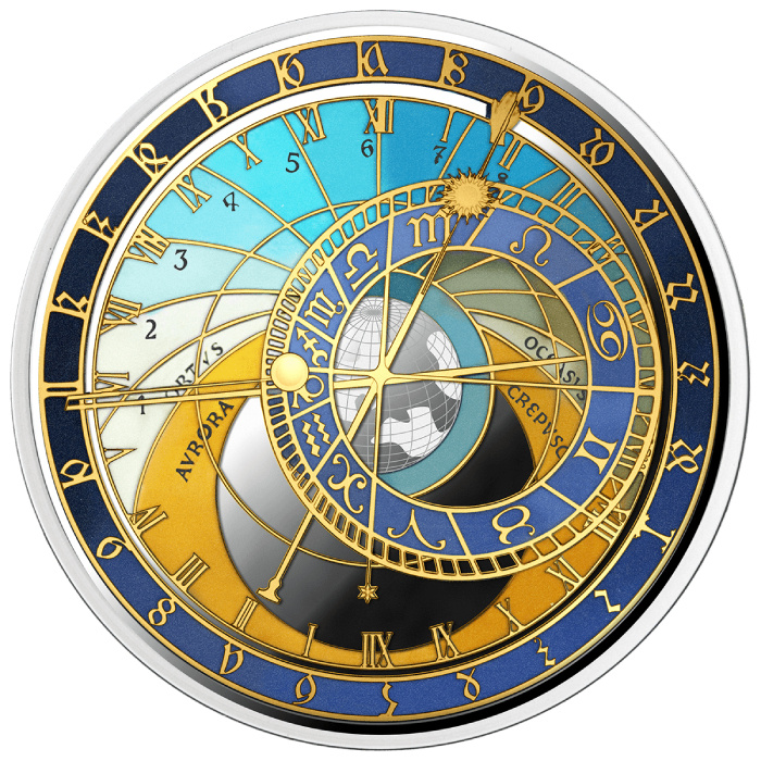 Malta: Prague – City Clocks Colorized 1 oz Silver 2025 Proof | Metal ...