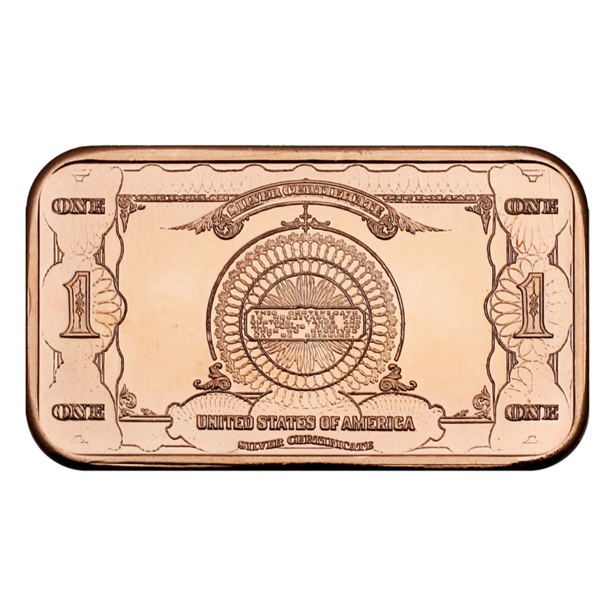 Lingote de cobre Trump 45 Banknote 1 onza | Metal Market Europe