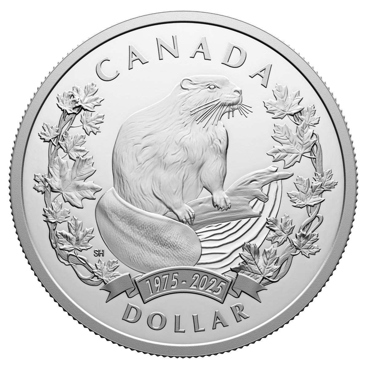 Canada: 50th Anniversary of the Beaver as an Official Symbol $1 Silver ...