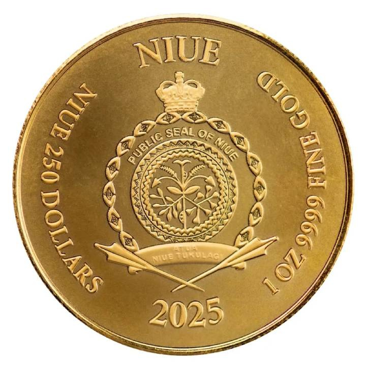 Niue: Lady Justice 1 oz Gold 2025 | Metal Market Europe