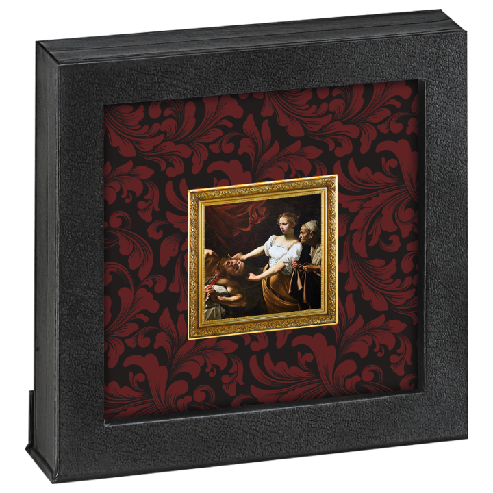 Niue: Caravaggio - Judith Beheading Holofernes coloured 1 oz Silver ...