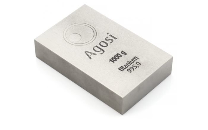 1000 gram Bar Tytanium | Metal Market Europe