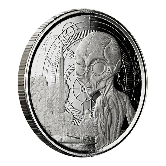 Ghana: Alien 1/2 oz Silver 2021 | Metal Market Europe