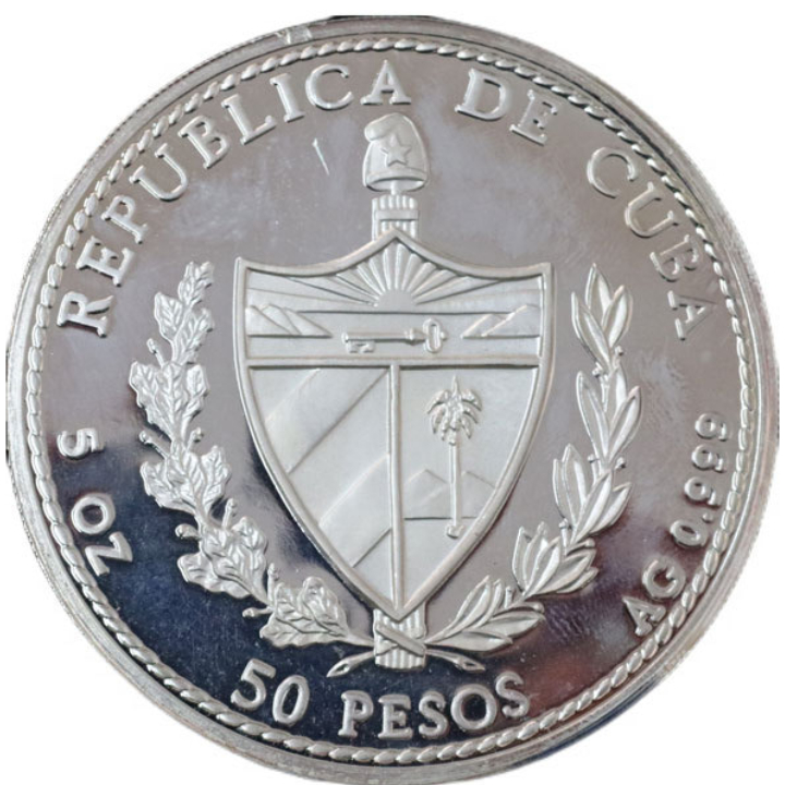 Cuba: Centenario Diego Velázquez 5 oz Silver 1991 | Metal Market Europe