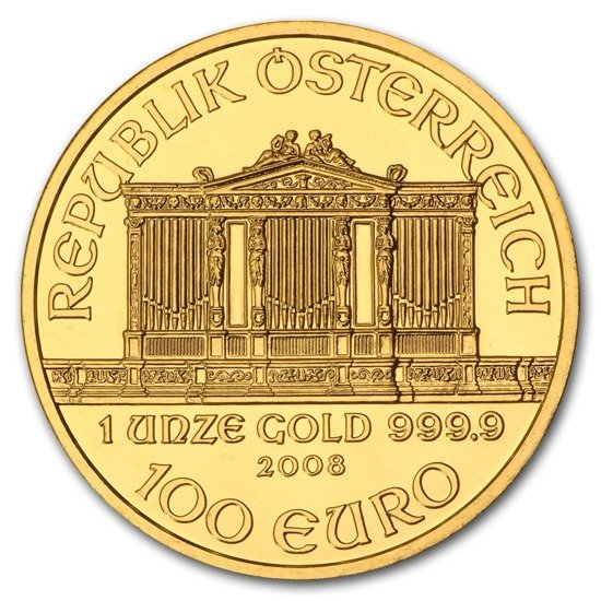 Vienna Philharmonic 1 oz Gold 2008 | Metal Market Europe