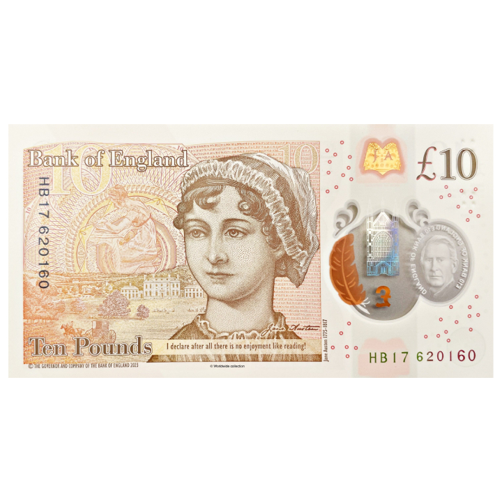 Banknote 10 Great British Pound - King Charles III (10 pound / 10 GBP ...