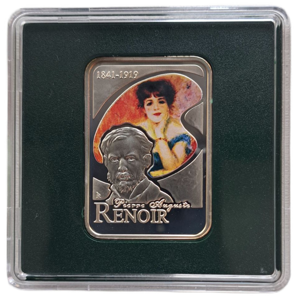 Andorra – Pierre-Auguste Renoir plata coloreada 2008 Proof | Metal ...