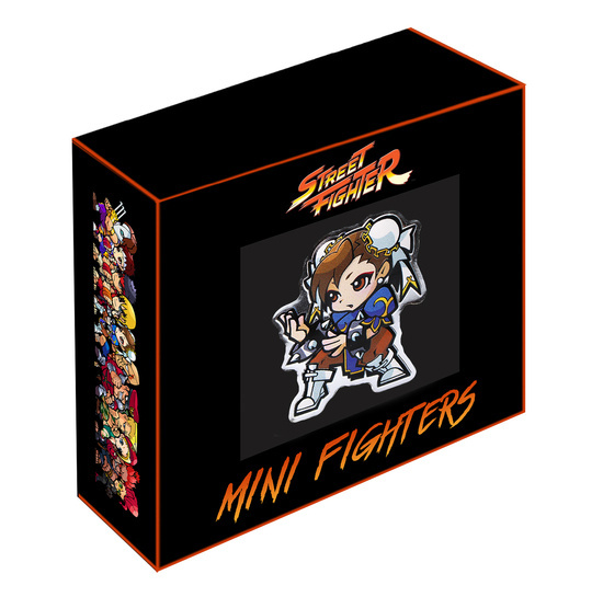 Street Fighter: Mini Fighter Chun Li coloured 1 oz Silver 2021 Proof ...