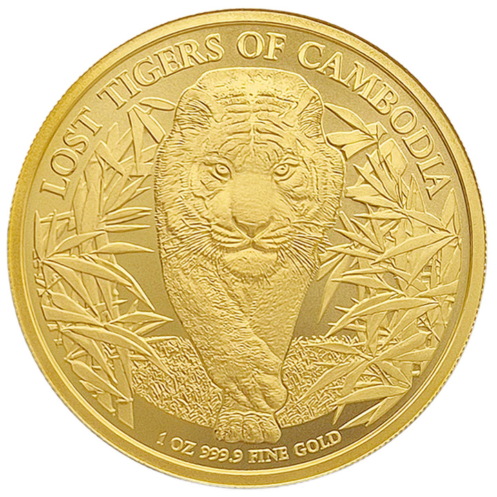 Camboya: El Tigre Perdido de Camboya 1 onza Oro 2026 | Metal Market Europe