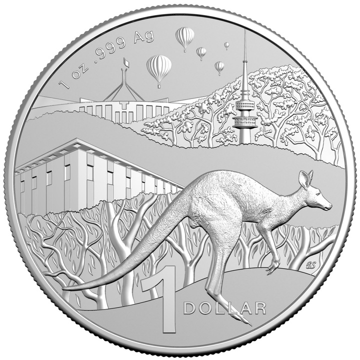 RAM: Serie Canguro – Bush Capital 1 oz Plata 2025 | Metal Market Europe