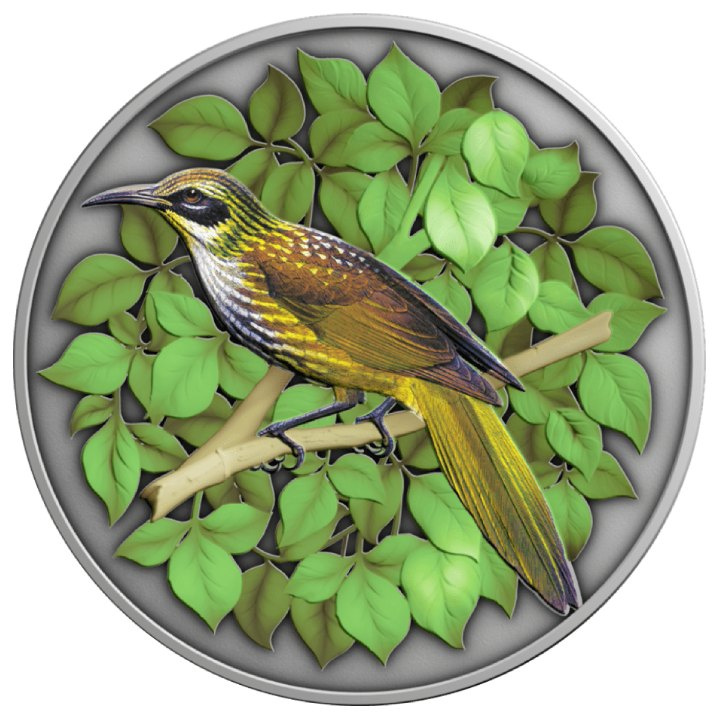 Niue: Mysteriously Extinct Animals - Kioea coloured $1 Silver 2021 ...