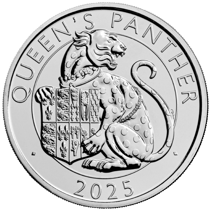 The Royal Tudor Beasts: The Queen's Panther Miedzionikiel 2025 | Metal Market Europe