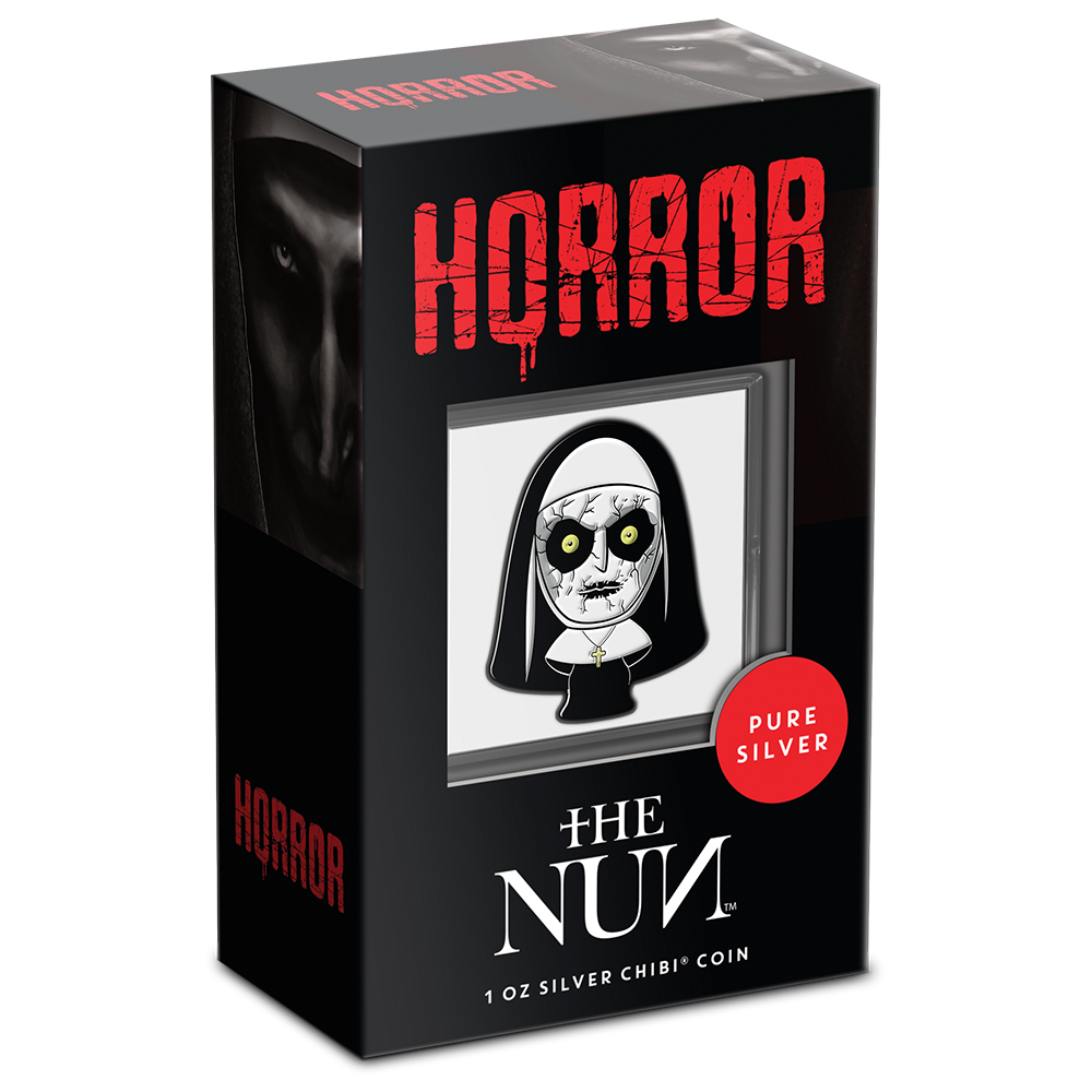 Niue: Horror – The Nun Chibi Coin, colorized, 1 oz silver, 2022, Proof ...