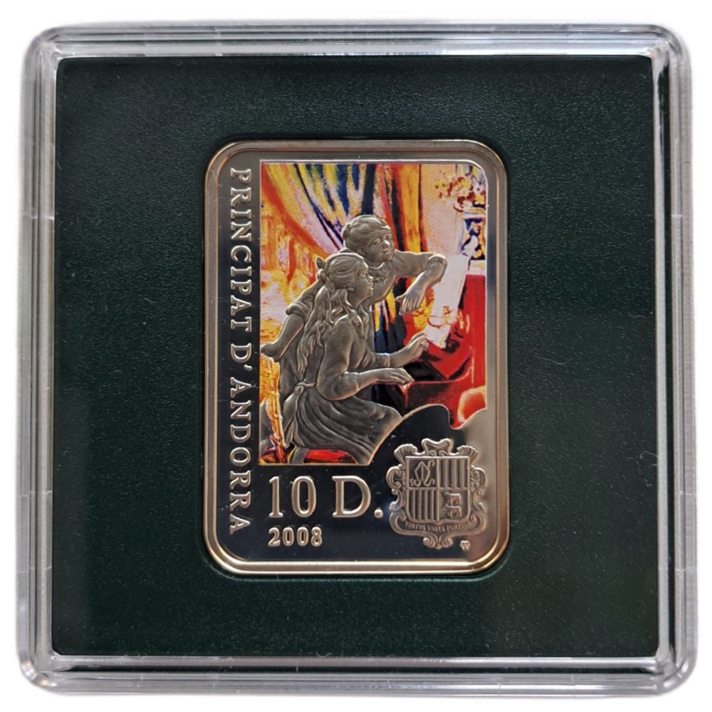 Andora: Pierre-Auguste Renoir kolorowany Srebro 2008 Proof | Metal ...