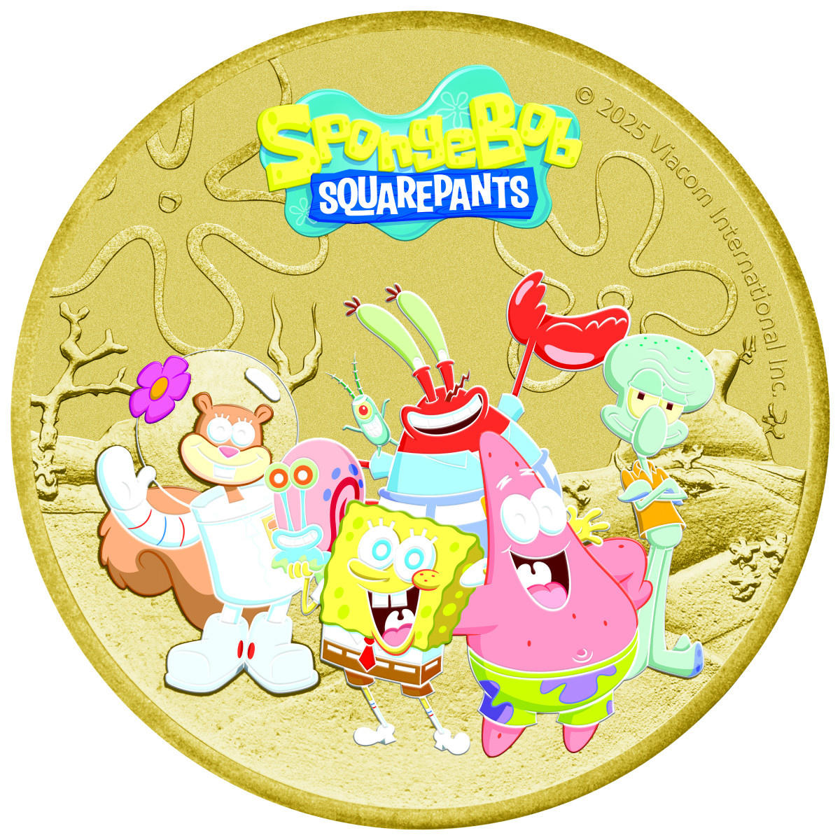 Tuvalu: SpongeBob & Friends 13.5 g Aluminium-Bronze 2025 | Metal Market ...