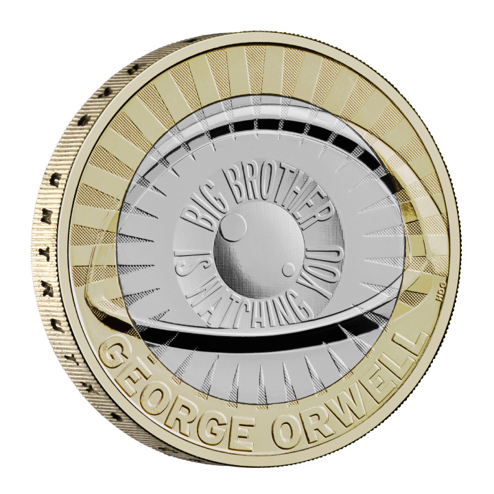 George Orwell £2 Miedzionikiel 2025 | Metal Market Europe