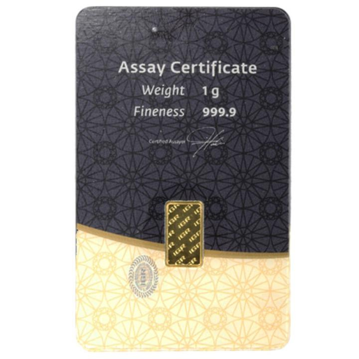 IGR lingote 1 gramo Oro LBMA | Metal Market Europe